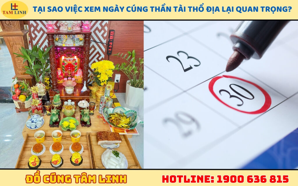 Xem ngày tốt cúng Thần Tài Thổ Địa hàng tháng hút TÀI LỘC