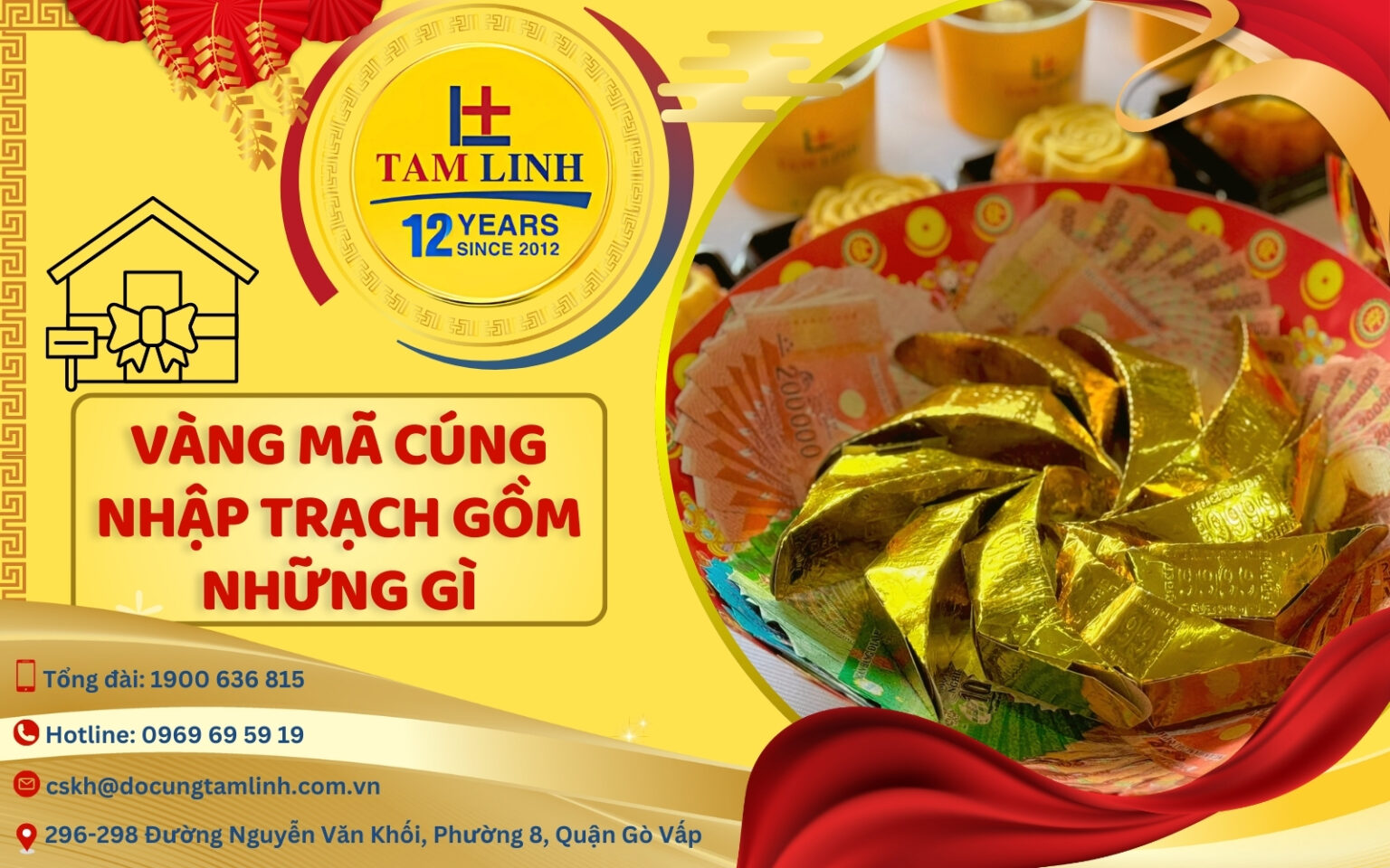 Vàng mã cúng nhập trạch gồm những gì? Cách hóa vàng ĐÚNG