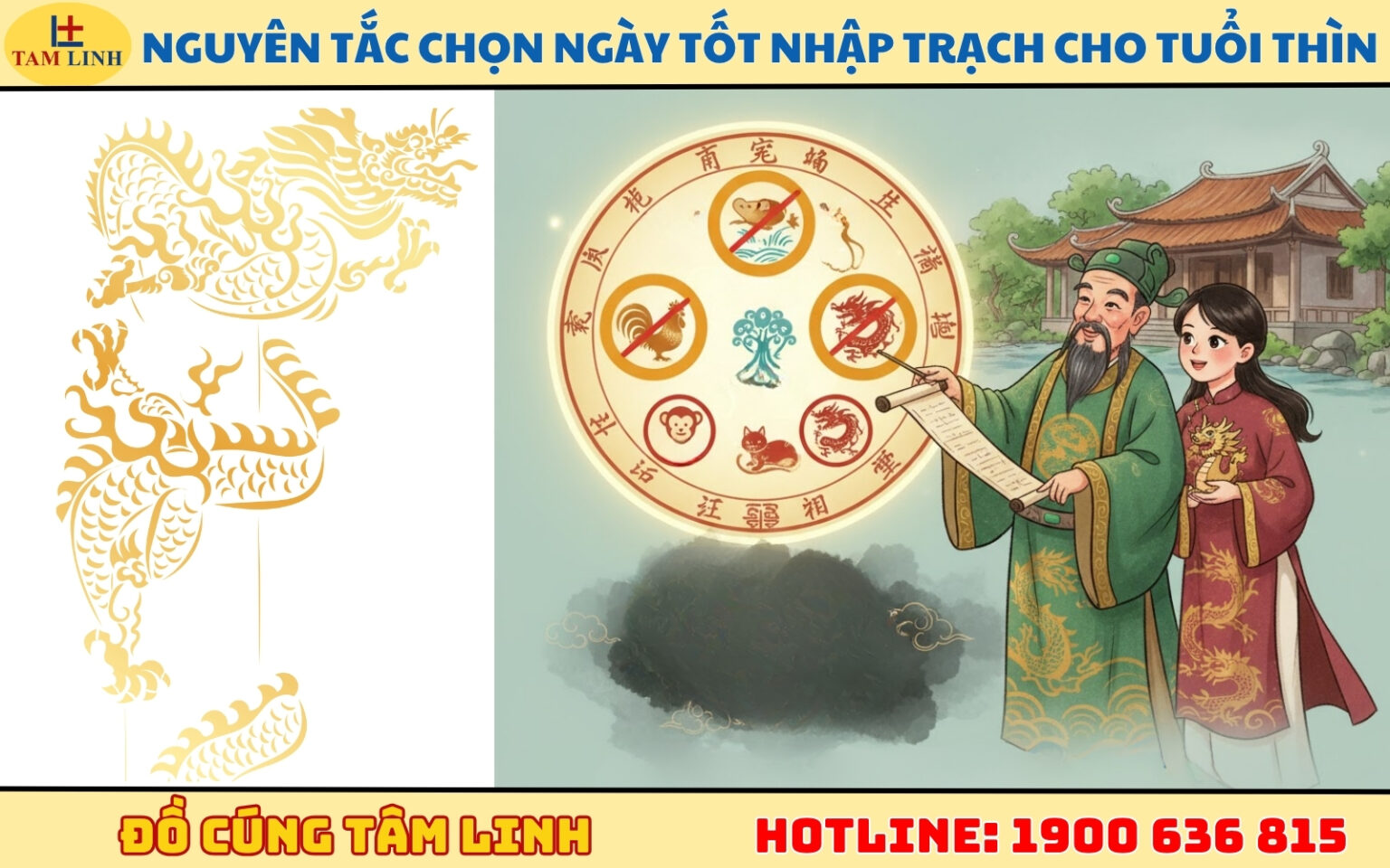 Ngày nhập trạch tuổi Thìn năm 2026 TỐT NHẤT cho từng tuổi